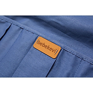 Miniyoki Car Backseat Organizer with Tablet Display Pocket, Travel Essentials for Baby, Car Essentials for Kids, Made in Turkey, Baby Registry Must Have (Dark Blue)