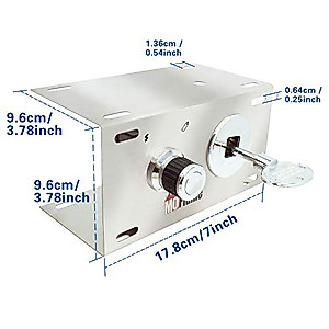 MOFLAME Fire Pit Gas Burner Spark Ignition Kit,Including Electronic Spark igniter, 304 Stainless Steel Control Panel,1/2" Straight Quarter-Turn Shut-Off Valve with Key for DIY Fire Pit