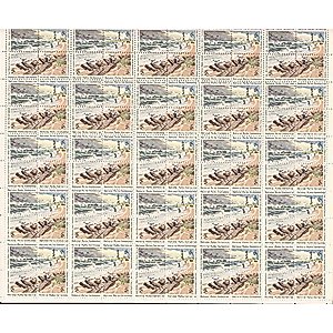 1972 National Parks, Cape Hatteras Full Sheet of 100 x 2 Cent Stamps Scott 1448-51 by United States of America