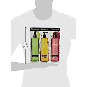 Neutrogena Rainbath Multi-pack of 3, 1 Original Formula, 1 Pomegranate and 1 Pear & Green Tea, 16 fl oz bottles