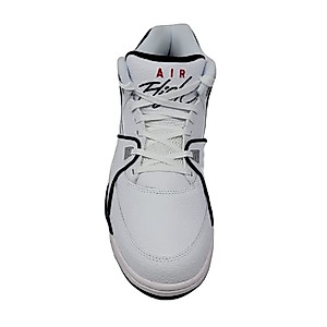 Nike Air Flight 89 Men's Basketball Shoes, White/Black-Lt Smokey Grey, 8.5 M US