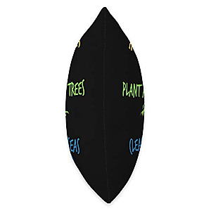 Best Save The Earth Lifestyle Humor Gifts Help More Bees Plant Trees Clean Seas Funny Environmental Throw Pillow, 16x16, Multicolor