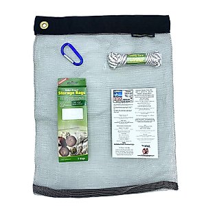 RATSACK Camping Bag Bundle - Ultralight Rodent Proof Dry Bag for Backpacking - Bear Bag Food Storage for Camping with Coghlans Odor Proof & Waterproof Bag, Survival Utility Rope and Carabiner (Medium)