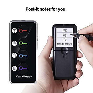 Key Finder, Item Tracker with LED Flashlight Function, Chlovoe Wireless Remote Control RF Key Finder Locator Phone Pet Wallet TV Remote Tracker