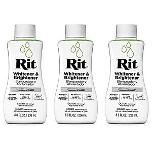Rit Dye Liquid 8 Ounces Whitener and Brightener 8-50 (3-Pack)