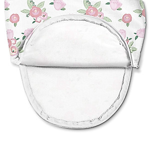 SwaddleMe Luxe Easy Change Swaddle – Size Small/Medium, 0-3 Months, 2-Pack (Water Color Floral)