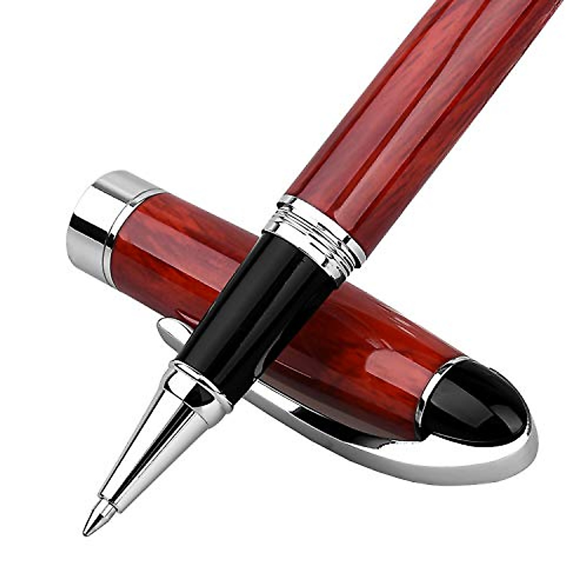 TEPENAR Writing Pen Set with Gift Box - Elegant Nice Black Ink Ballpoint Pen for Journal Signature Executive Business Office