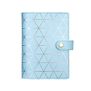 Guokichy Regenerated Leather Journal Travel Composition Notebook Filofax Planner Organiser Personal Memo (TiffBlue, A6)