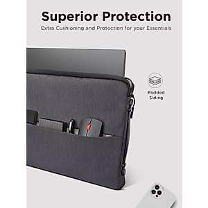 Lenovo Urban Laptop Sleeve 15.6 Inch for Laptop/ Notebook/Tablet Compatible with MacBook Air/Pro Water Resistant - Charcoal Grey