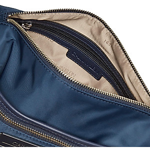 Calvin Klein Sussex Nylon Top Zip Crossbody, Navy