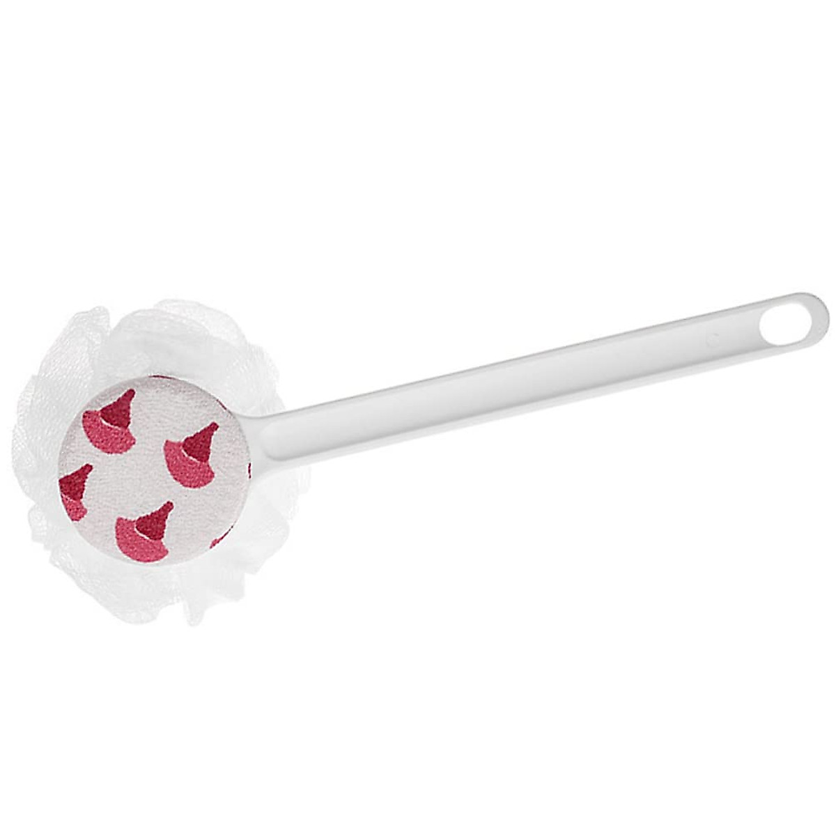 Cabilock Bath Back Brush Bath Body Brush Shower Foot Scrubber Shower Brush with Bristles Loufa Puff Scrubber Back Brush Handle Dual-Sided Back Brush Body Scrub Man Ice Cream Loofah Pp