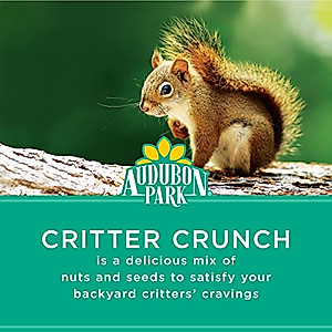 Audubon Park Critter Crunch Backyard Wildlife Food, Bird and Squirrel Food for Outside Feeder, 5-Pound Bag