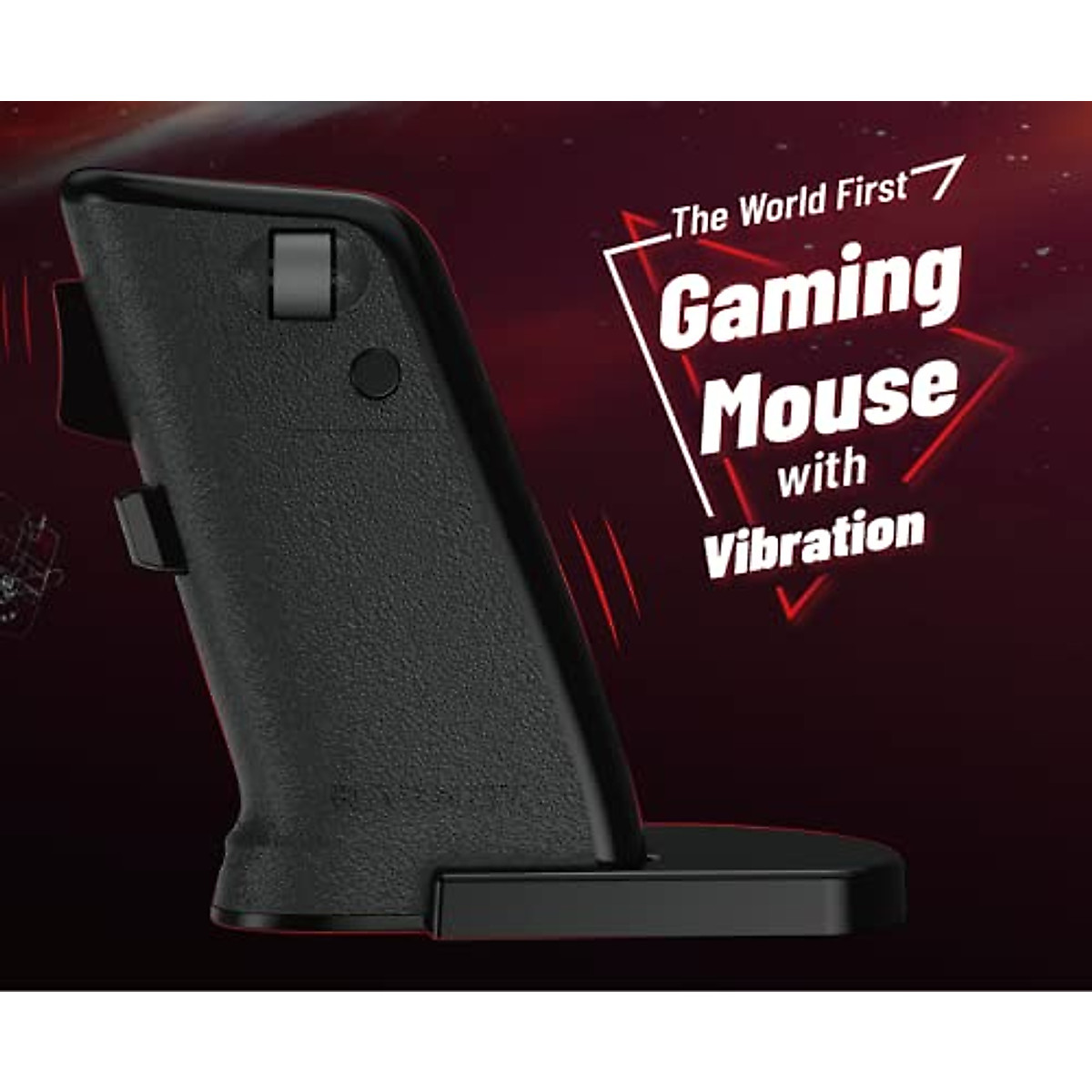 RAGNOK Gun Mouse FPS and TPS Gaming Mouse - Unique triggers MX Black Silent Switches for Gaming and Office- Vertical Grip - for PC/Mac