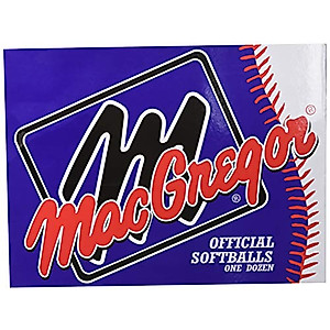 MacGregor Safe/Soft Training Softball, 12-inch (One Dozen)