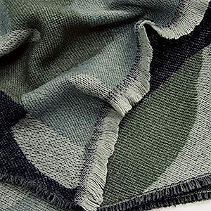 GERINLY Camo Winter Scarf for Women Fashion Camouflage Cashmere Scarf Large Blanket Wraps Military Pashmina Shawl (Camo)