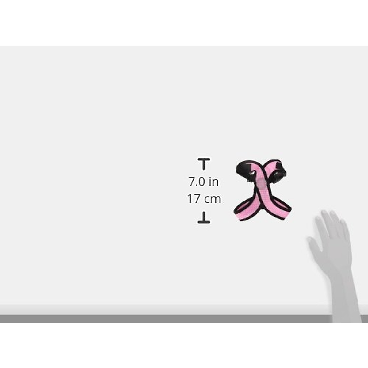 Gooby Comfort X Head in Harness - Pink, Small Harness Patented Choke-Free X Frame - Perfect on The Go Harness for Medium Dogs No Pull or Small Dogs for Indoor and Outdoor Use