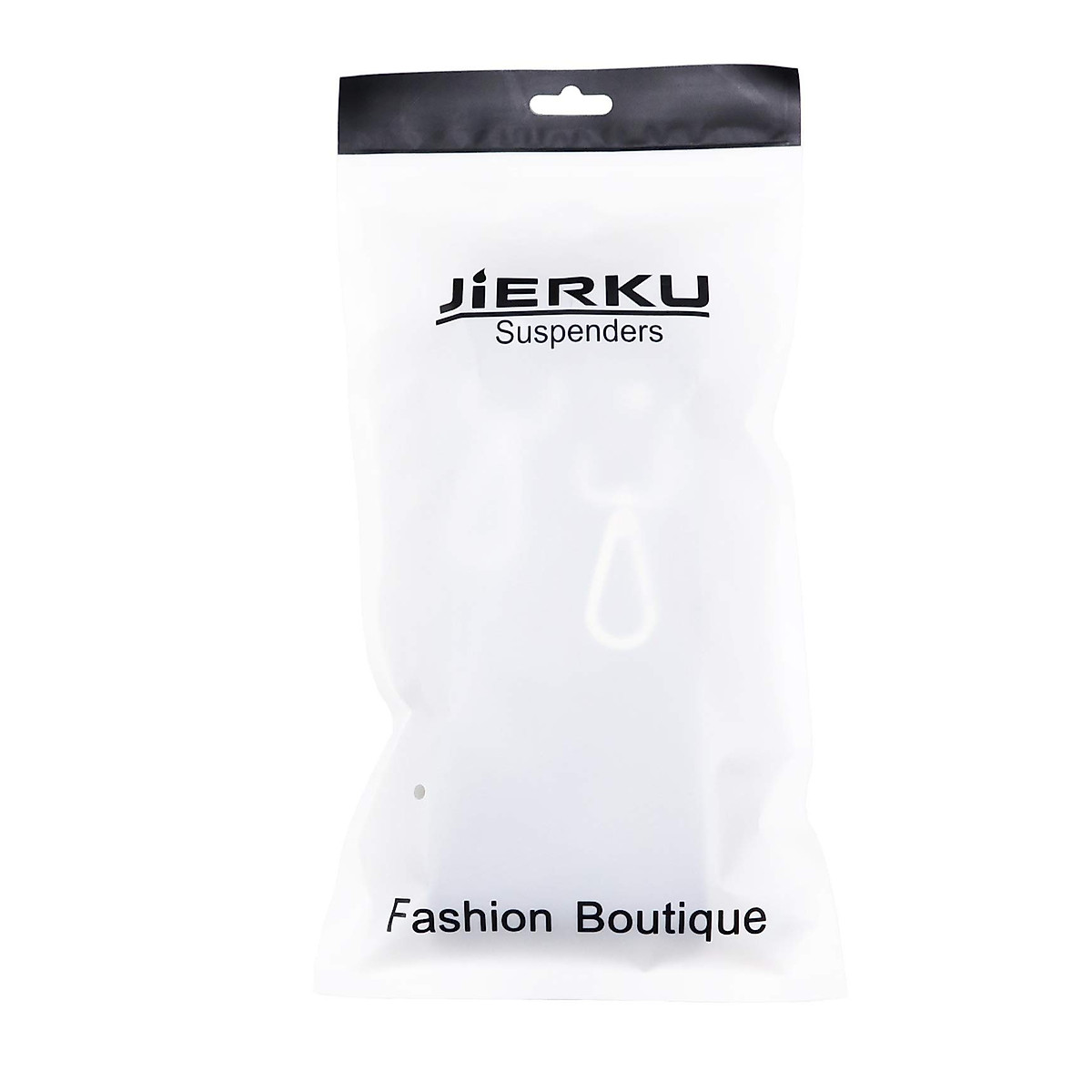 JIERKU Romanlin Mens Suspenders for Work 3 Swivel Hook Clips Y-Back for Groomsmen Leather Black