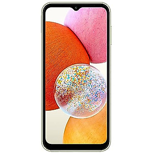 SAMSUNG Galaxy A14 4G LTE (128GB + 4GB) Unlocked Worldwide (Only T-Mobile/Mint/Metro USA Market) 6.6" 50MP Triple Camera + (15W Wall Charger) (Green (SM-A145M/DS))