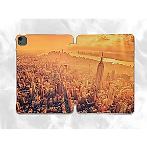 Cute New York City Skyline case Compatible with iPad Mini Air Pro 7.9 8.3 9.7 10.2 10.9 11 12.9 inch Pattern Cover New 2022 2021 Trifold Stand 3 4 5 6 7 8 9 Generation 374 (11" Pro 1/2/3 gen)