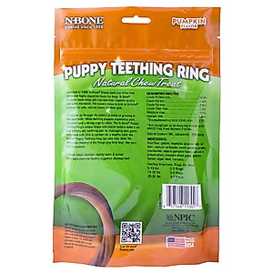 N-Bone Puppy Teething Ring Pumpkin Flavor (12 Pack)