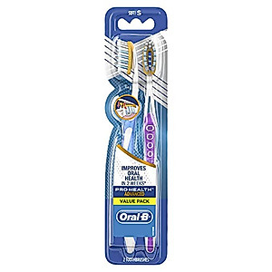 Oral-B Pro-Health Clinical Pro-Flex Toothbrush with Flexing Sides, 40S - Soft, 2 Count