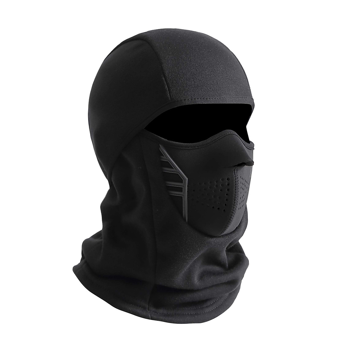 IRELIA Winter Windproof Fleece Ski Mask Balaclava Headwear Motorcycle Thermal Face Mask Bandanas Black