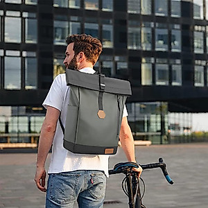 BANGE Bicycle Backpack for Men, Fashion Causal Backpacks Fits for 15.6Inch Laptop, Water Resistant College School Bookbag…