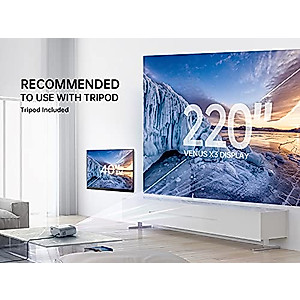 VIMGO 5G WiFi Projector, 9700LUX Native 1080P Projector, 220” Display Video Projector w Tripod, Portable Outdoor Projector for TV Stick, Video Games,HDMI/USB/AV/PS5, iOS Android Smartphone Synchronize