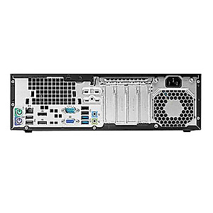 HP ProDesk 600 G1 SFF, Intel i5, 8GB, 256GB SSD, Win 10, Dual (2) 24" FHD Monitors, AC600Mbps WiFi, Wireless Keyboard Mouse, Gel Mousepad (Renewed)