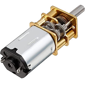 DC 12V Speed Reduction Motor 1000RPM with Full Metal Gearbox Replacement N20 Shaft Diameter Reduction Gear Motor