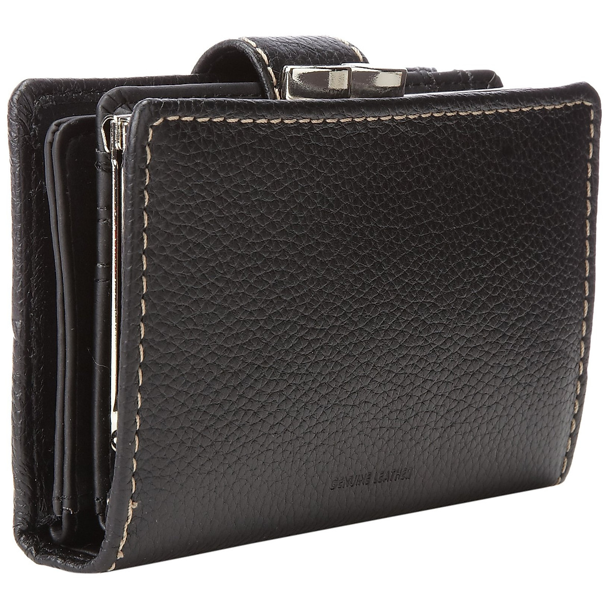 Mundi Rio Leather Frame Index Wallet,Black,one size