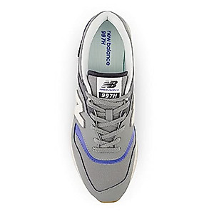 New Balance Men's 997H V1 Sneaker, Harbor Grey/Marine Blue, 8.5
