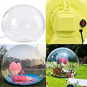 Inflatable Bubble Tent Transparent, Outdoor Inflatable Bubble Camping House Tent 2m Eco Home Tent W/Blower for Outdoor/Backyard/Festivals Stargazing & Family Camping (Circle diameter 2m without aisle)