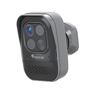 TOUCAN Wireless Video Doorbell with Chime and Wireless Pro Outdoor/Indoor Security Camera Bundle - Alexa & Google Enabled Bundle No Subscription Required