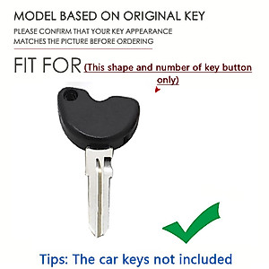 SANRILY Genuine Leather Key Holder for Vespa GTS GTS250 GTS300 Piaggio 3VTE Fly 125 200 300 GTV LXV150 GTV250 Keyless Motorcycle Keychains Holder Brown