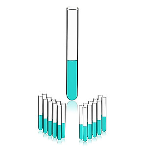LABINVO 20ml Glass Test Tubes, Thickness 1.0-1.2,20x150mm, Round Bottom Pack of 20,IN-TTG20
