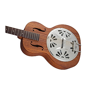 Gretsch G9200 Boxcar Round-Neck Mahogany Body Resonator 6-String Guitar with Padauk Fingerboard (Natural Finish)