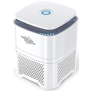 MSB3 HEPA Air Purifier for Home Bedroom with 3-in-1 True HEPA Filter, 27dB Portable Desktop Air Cleaner for Allergies, Pets and Smokers, Remove 99.97% Smoke, Allergens, Dust, Odor, Pollen