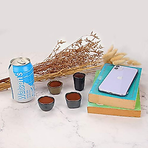 Happy Bonsai 12 Mini Glazed Pots 1.4 Inch