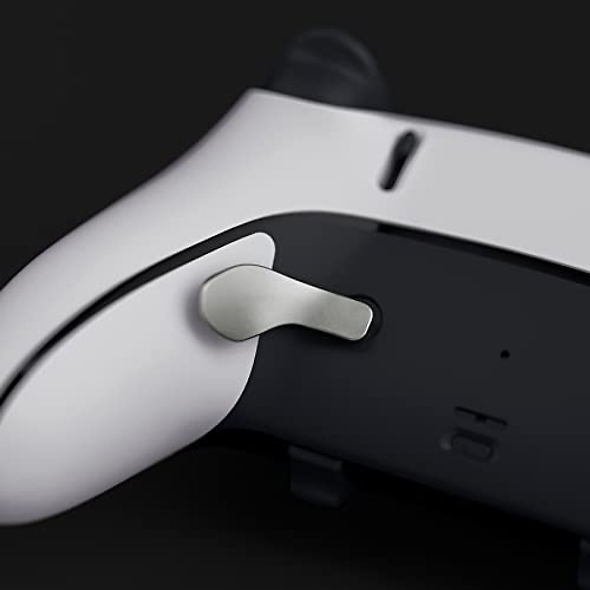 eXtremeRate Back Paddles for PS5 Edge Controller, Metallic Silver Replacement Interchangeable 4PCS Metal Back Buttons for PS5 Edge Controller - Controller NOT Included