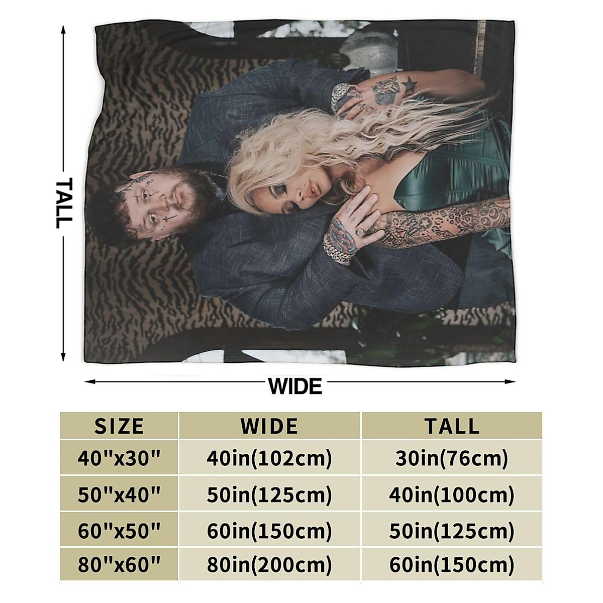 Jellys Music Rolls Blanket Flannel Fleece Blanket Ultra Soft Lightweight Throw Blanket for Bed Couch Living Room 50"x40"