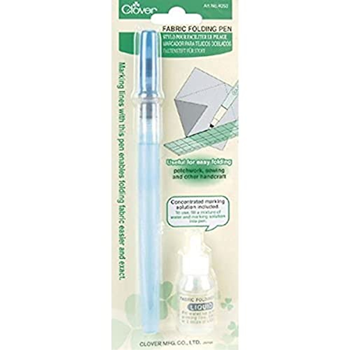 Clover Fabric Folding Pen (4053) Clear, 124