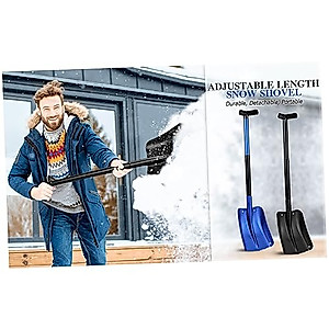 GANAZONO Snow Shovel Sand Shovel Emergency Shovel Metals Multifunctional Digging Shovel Mud Shovel Snow Remover Windshield ice Scraper Outdoor Shovels car Snow Guasha Window Scraper