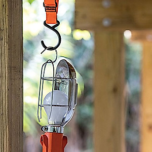 Hudman Works Strap & Hook, Bright Orange, 10"