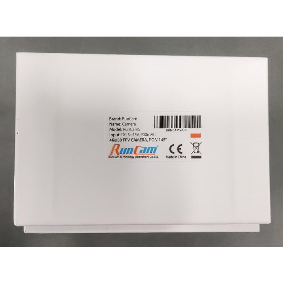 RunCam 4K FPV Camera 1080P HD Micro Action Camera EIS Supported 145 Degree FOV for FPV Racing Drone and Sport Video Recording, Orange