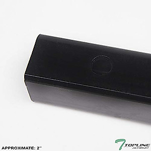 Universal 8" Drop Rear Bumper Trailer Tow Hitch Loaded Ball Mount with Pin & Clip Kit for 2" x 2" Towing Receiver Tube