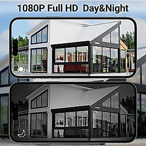 Swann Wireless Security Camera, Home Security Camera 1080p Full HD Indoor Outdoor Waterproof, Recharcheable Security Camera with Night Vision, 2-Way Talk, Heat, Motion Person Detection, Smart Alerts