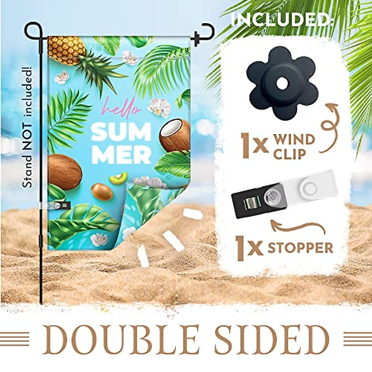 Seasonal Garden Flags Set of 12 Double Sided 12x18, Seasonal Garden Flag, Holiday Flags, Yard Flag, Mini Garden Flags, Outdoor Flags Decorative 12x18, Lawn Flag, Seasonal Garden Flags Pack (Seasons)