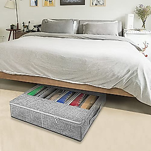 BOF Creations Under Bed Shoe Storage Organizers Pack of 2, Space Saving, Sturdy and Durable, Premium Material, Fit 10 Shoes for Students/Singles