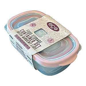 ECO HOME FOOD STORAGE CONTAINER (RECTANGULAR) (PURPLE)